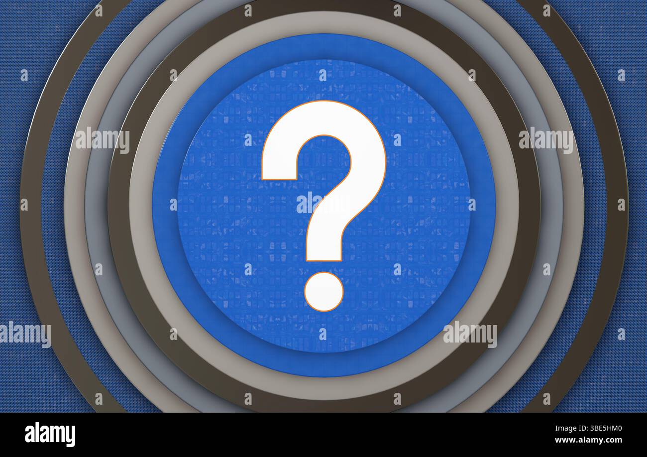 Question, Question Mark Visual Design Stock Photo - Alamy