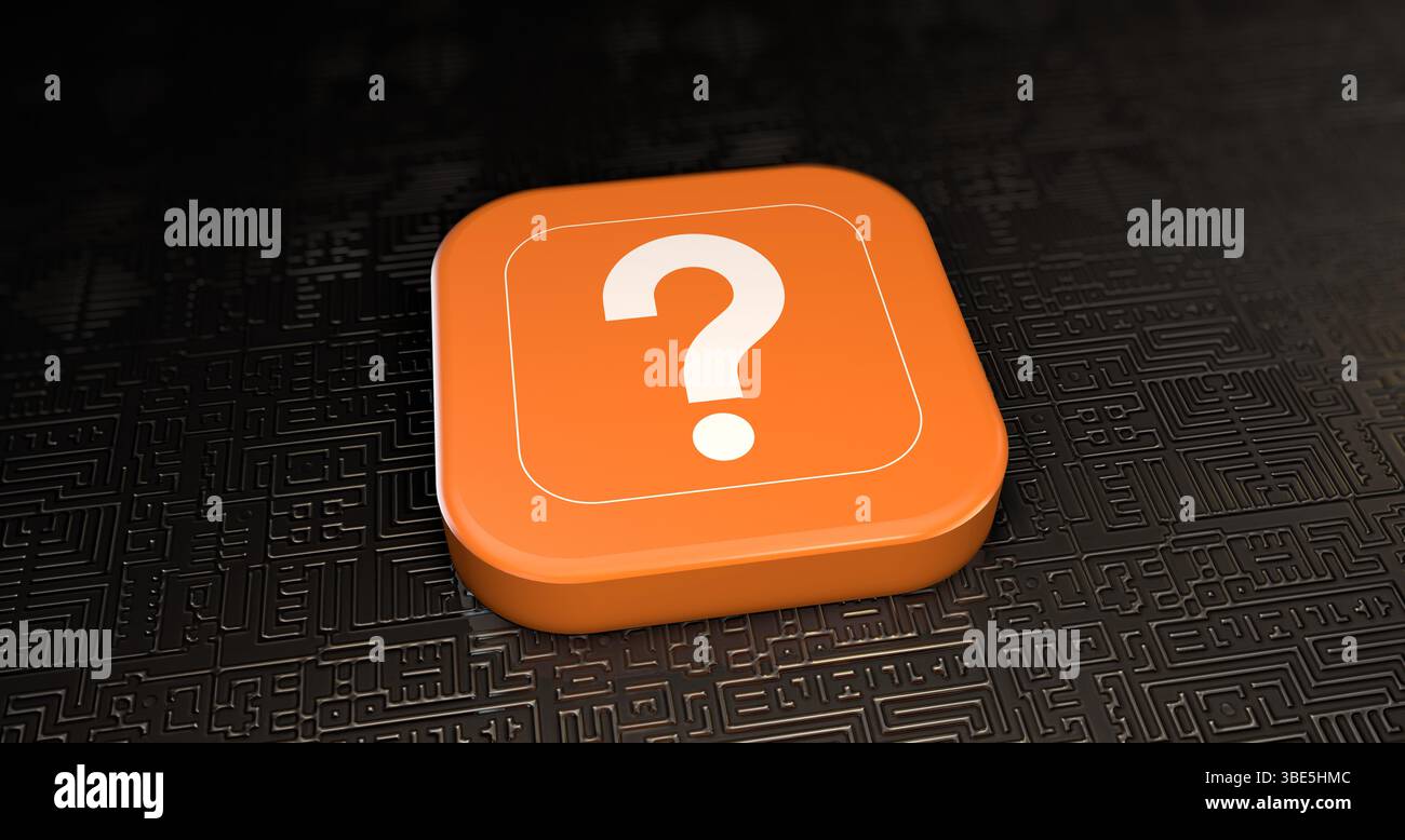 Question, Question Mark Visual Design Stock Photo - Alamy