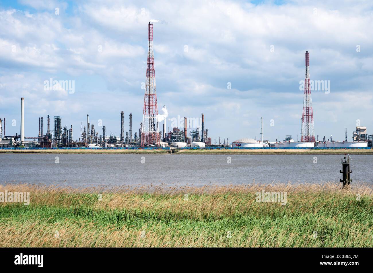 Total Energies oil refinery at the Port of Antwerp, Belgium 17 May 2025 ...