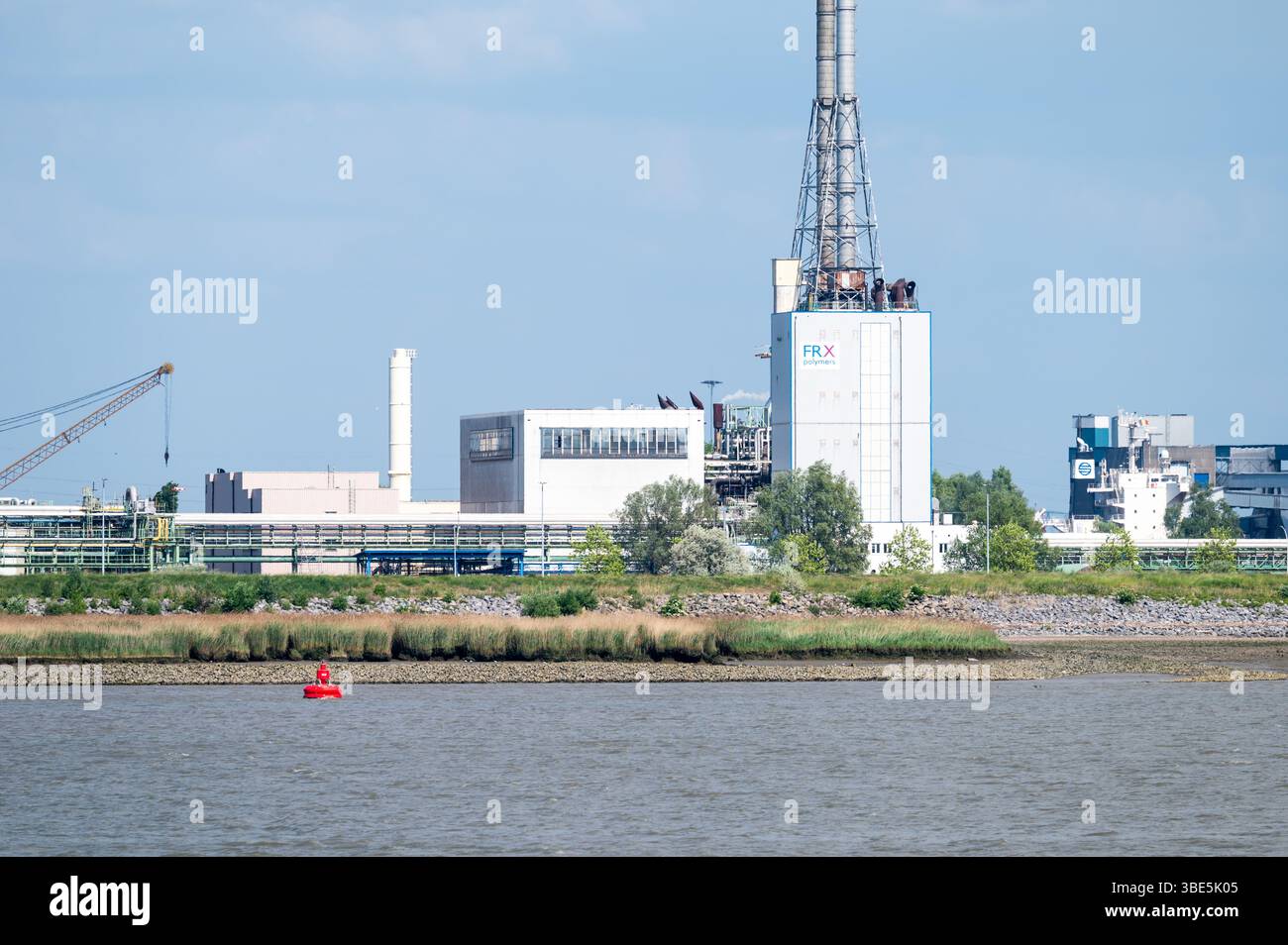 The FRX Polymers production plant at the Port of Antwerp, Beveren, East ...