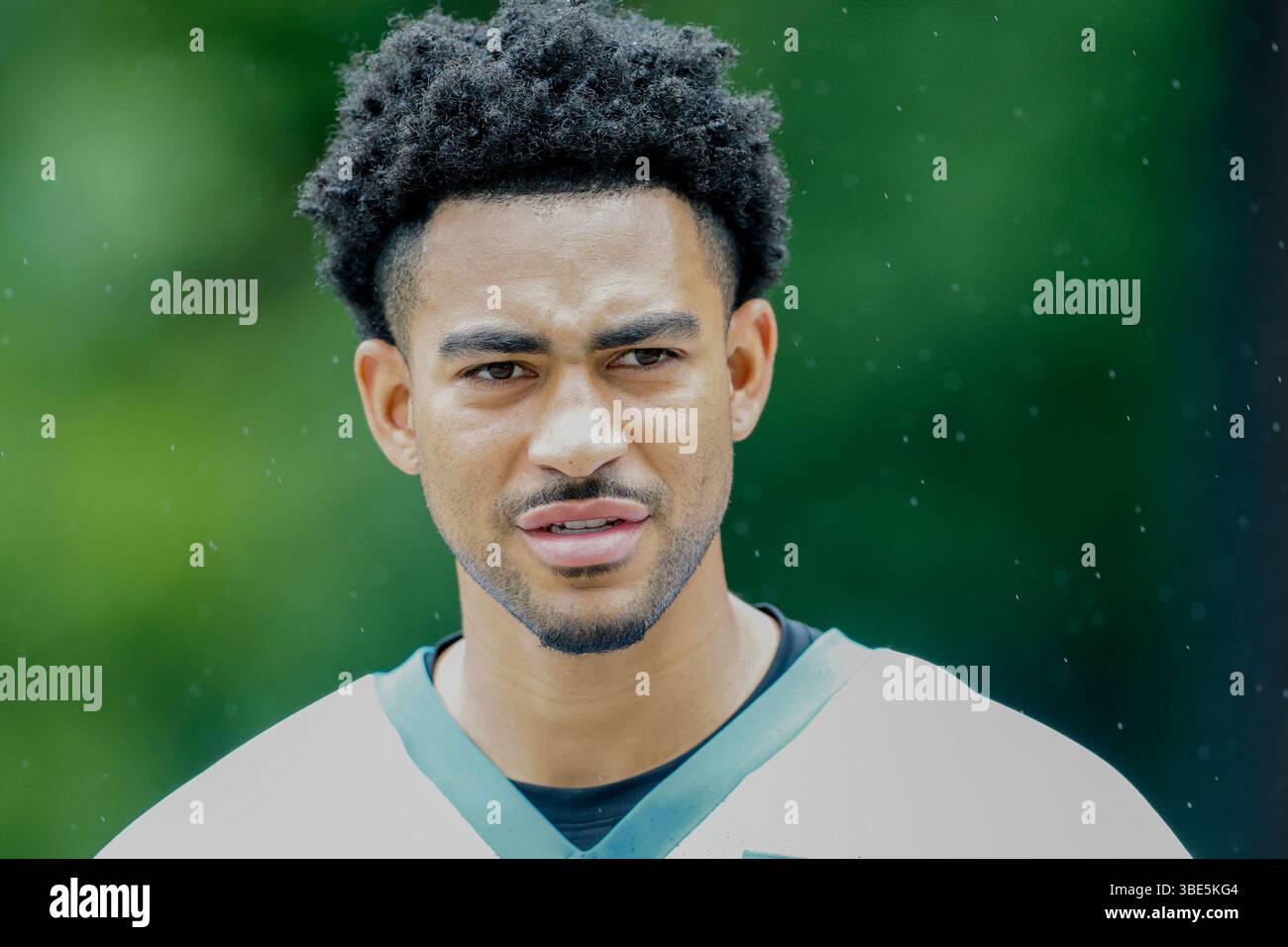Carolina Panthers quarterback Bryce Young walks to NFL football ...