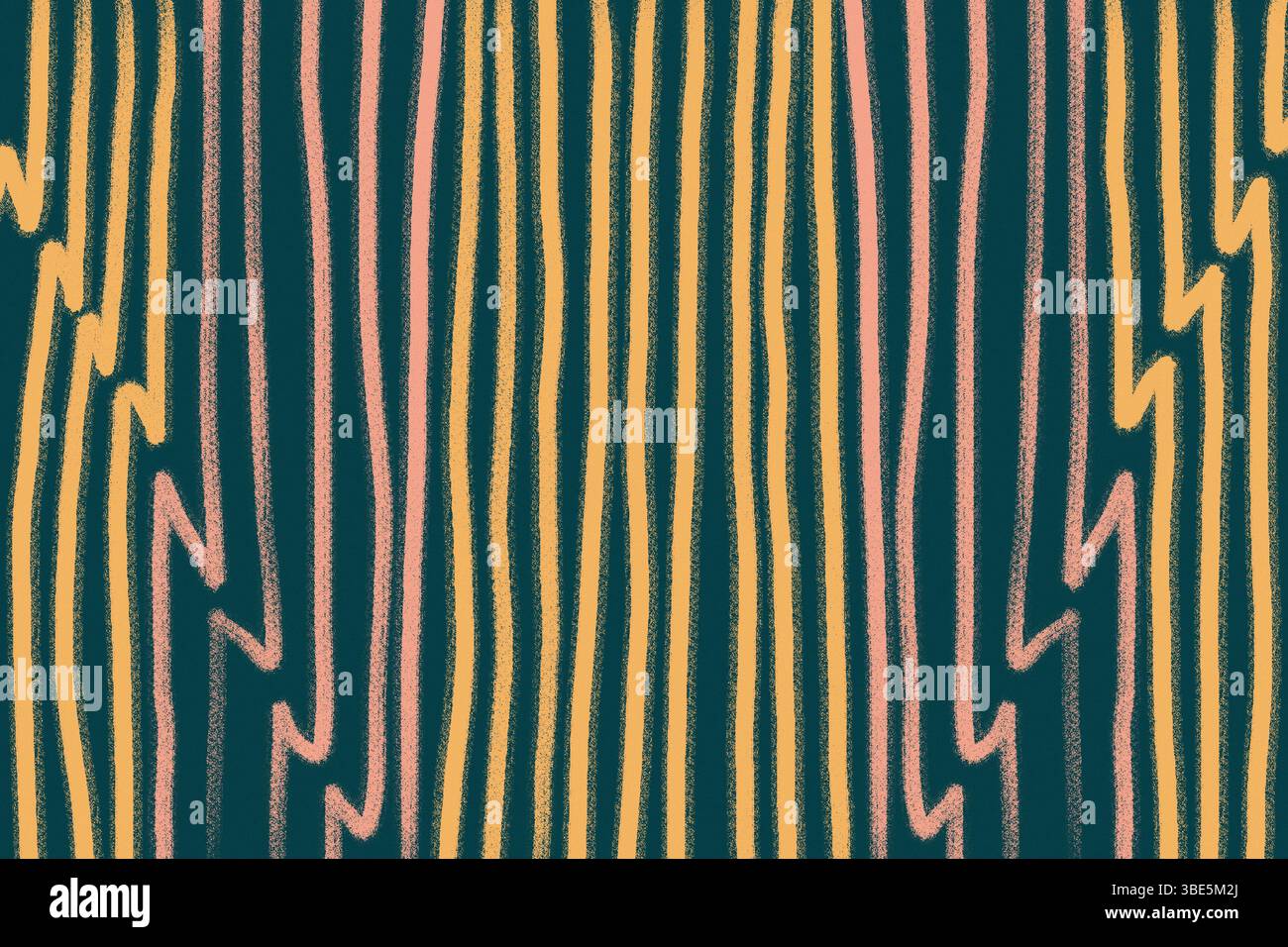 Abstract pattern featuring vertical zigzag lines in soft pastel shades ...
