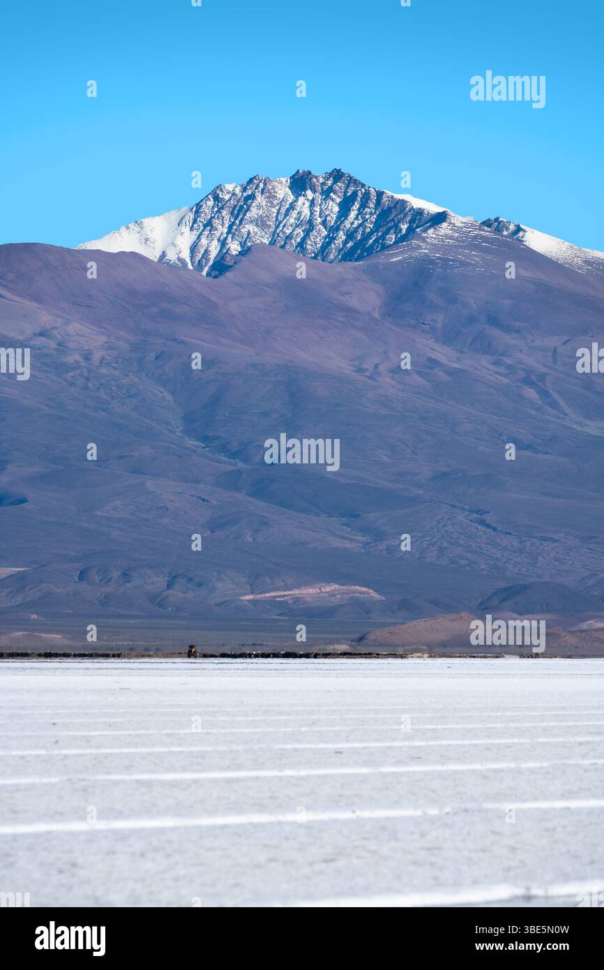 A stunning image showcasing the vast Salinas Grandes salt flats in ...