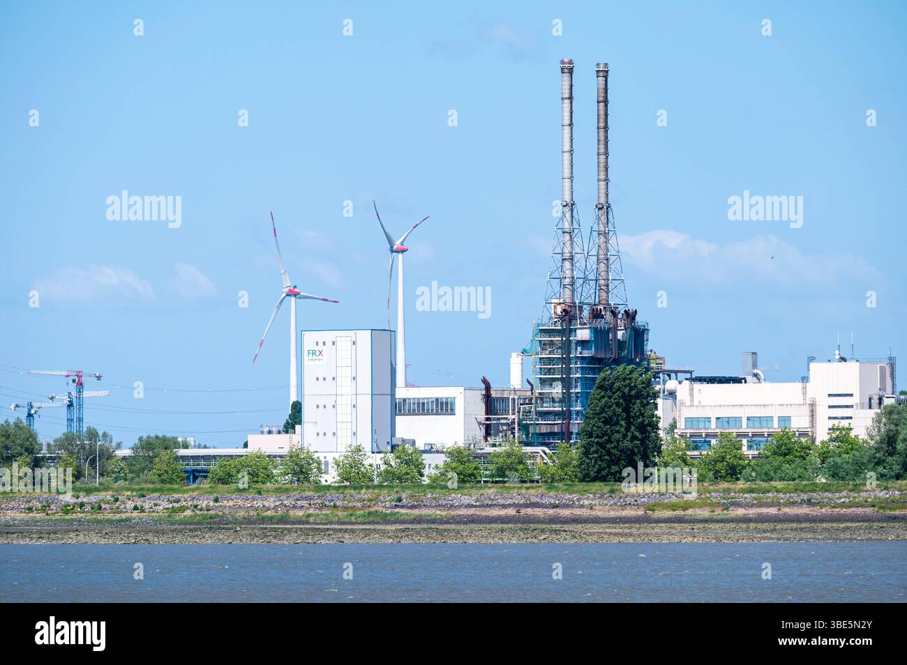 The FRX Polymers production plant at the Port of Antwerp, Beveren, East ...