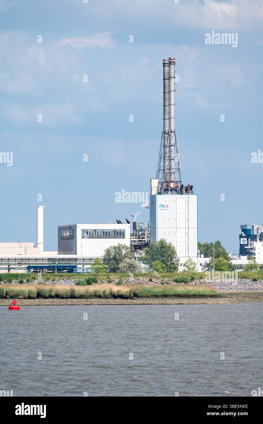 The FRX Polymers production plant at the Port of Antwerp, Beveren, East ...