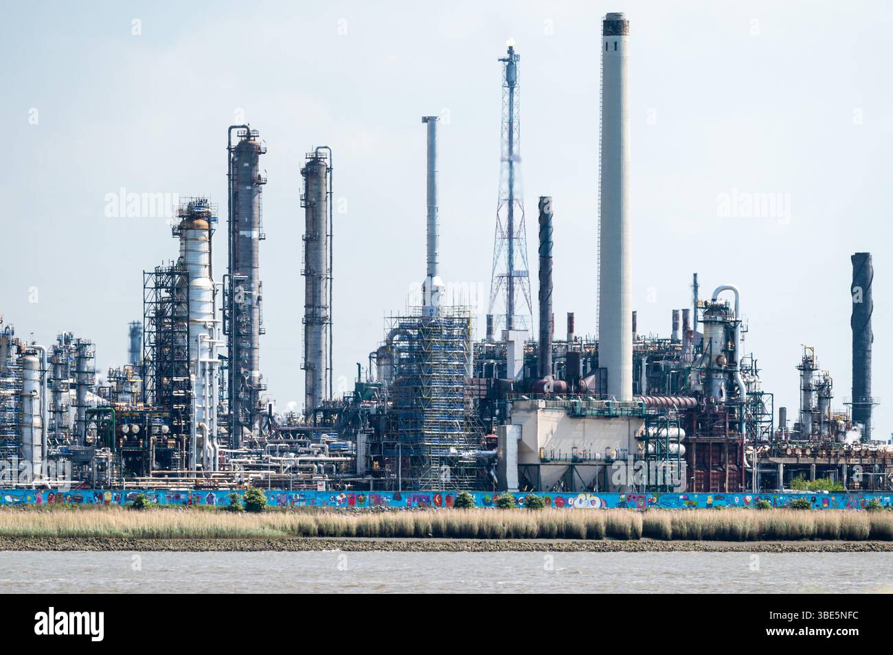 Total Energies oil refinery at the Port of Antwerp, Belgium 17 May 2025 ...