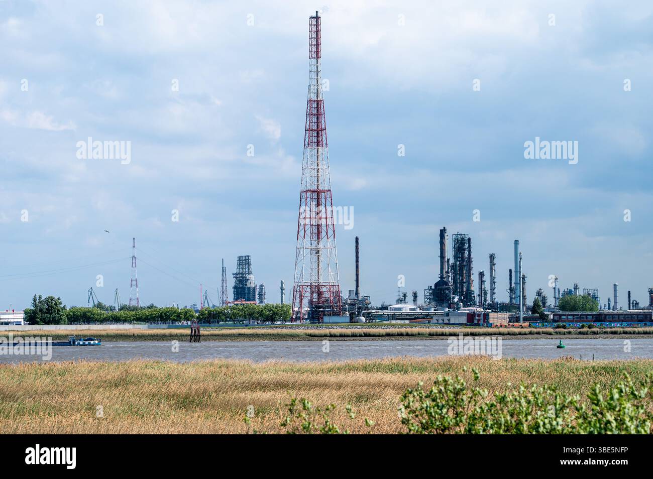 Total Energies oil refinery at the Port of Antwerp, Belgium 17 May 2025 ...
