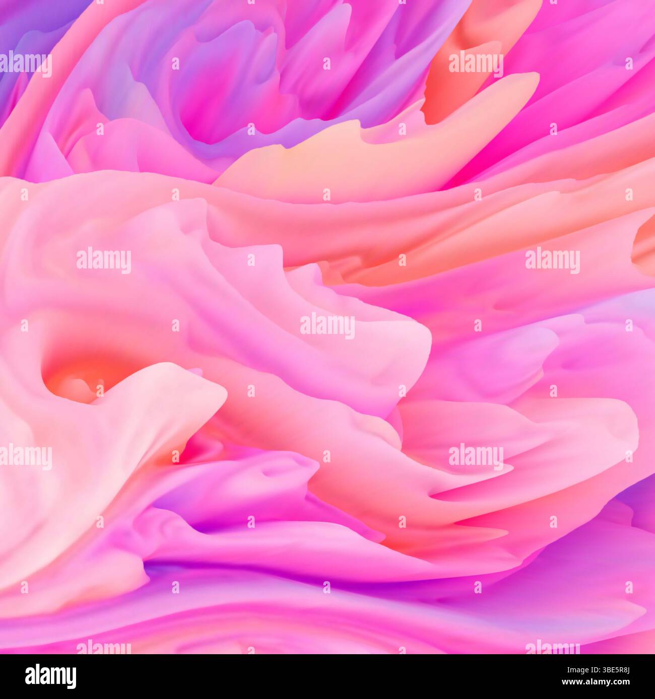Abstract illustration featuring dynamic bursts of pastel colors in ...