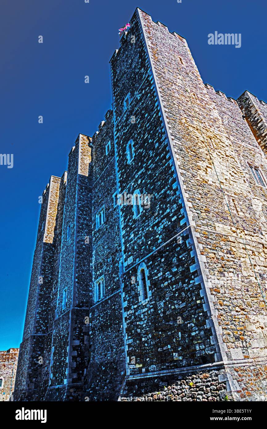 The .'Great Tower' at Dover Castle Stock Photo - Alamy