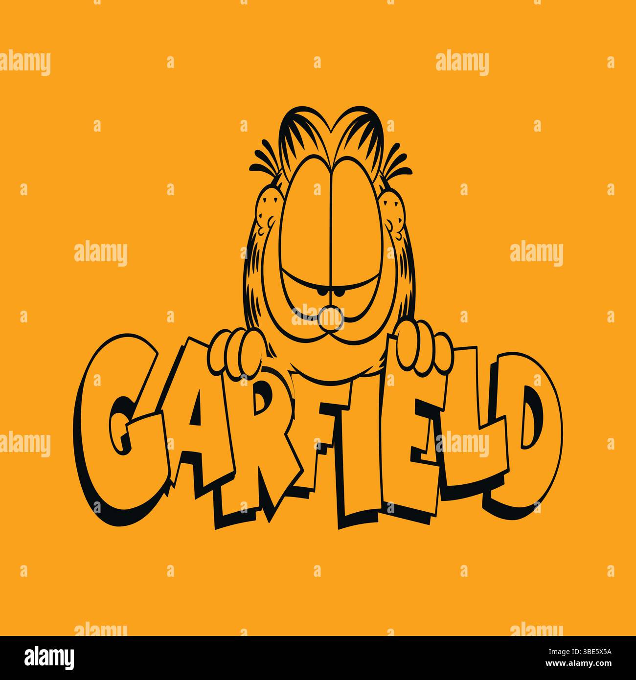 Garfield the cat comic Stock Vector Images - Alamy