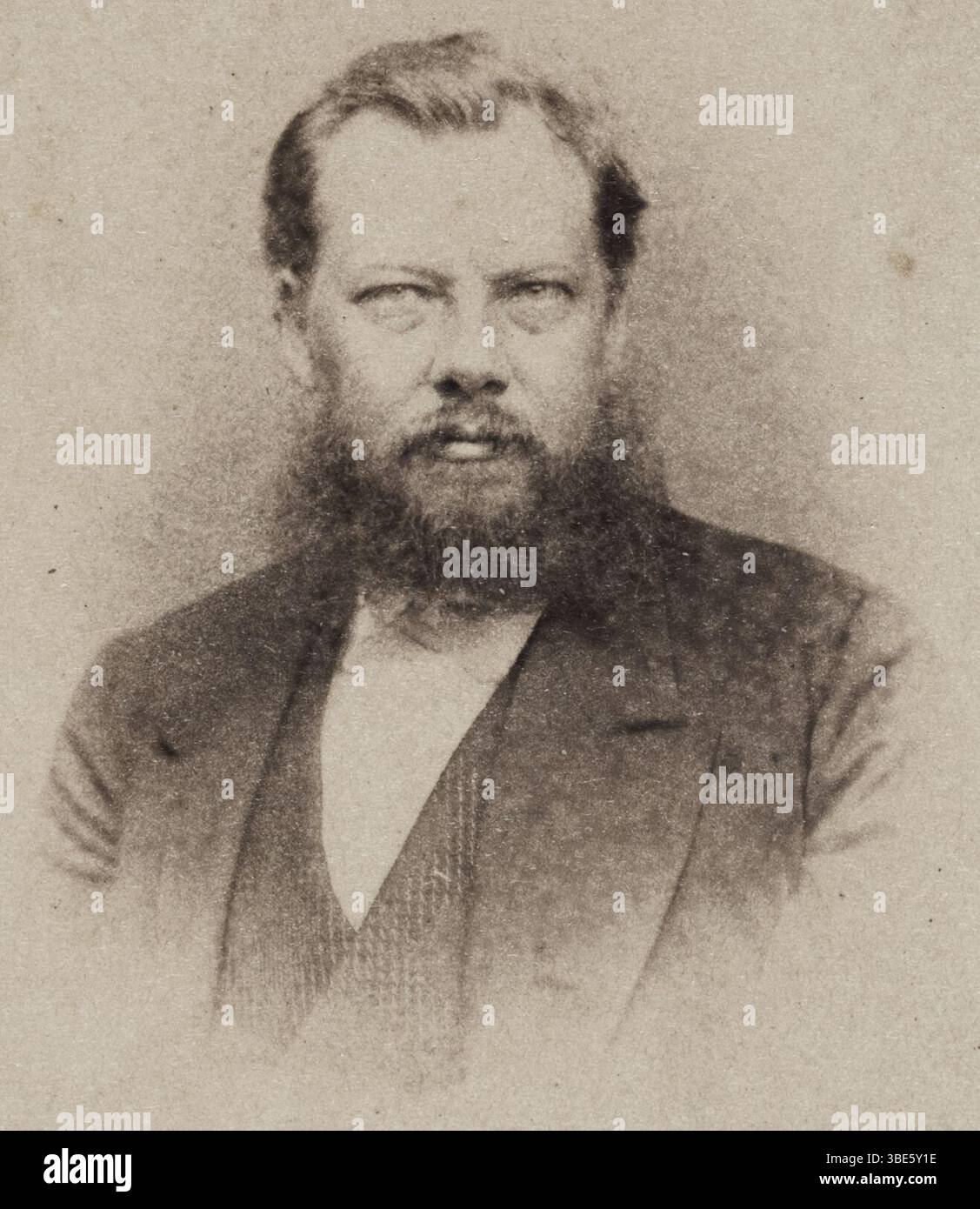 Johann Ludwig Gerard (Louis) Krefft, zoologist, 1869-1870- 889614 Stock ...