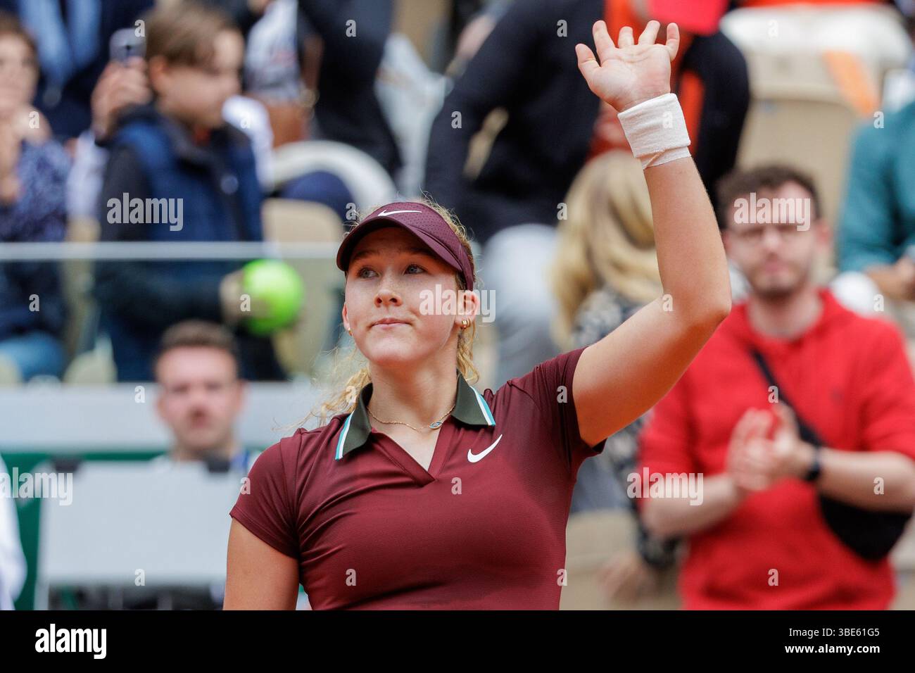 Mirra Andreeva during the Roland-Garros 2025, French Open, Grand Slam ...