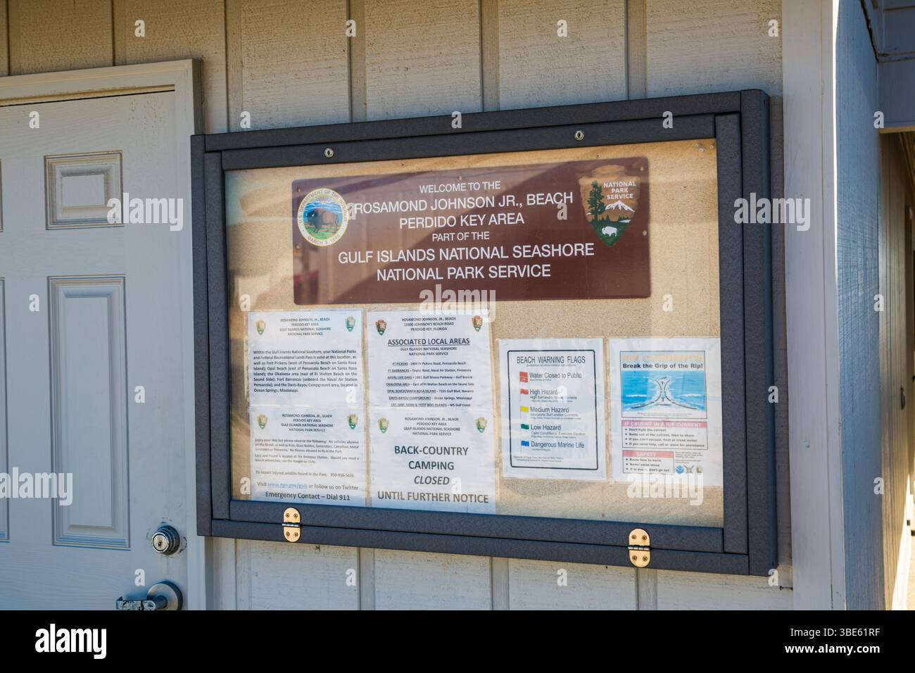 National Park Service sign welcomes visitors to the Rosamond Johnson Jr ...