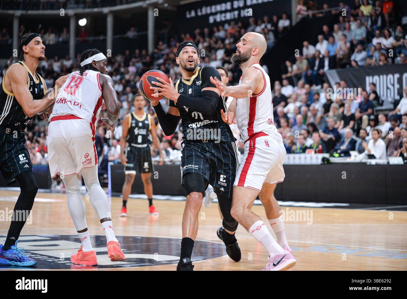 Andre Roberson from LDLC ASVEL during the French championship, Betclic ...