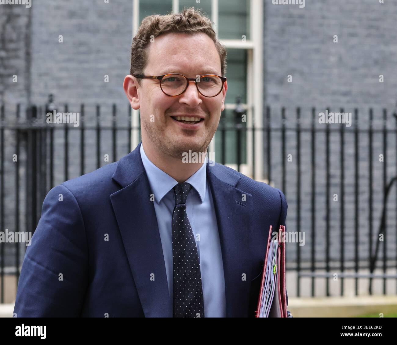 Darren Jones, Chief Secretary to the Treasury, MP Bristol North West. smiles as he attends ...