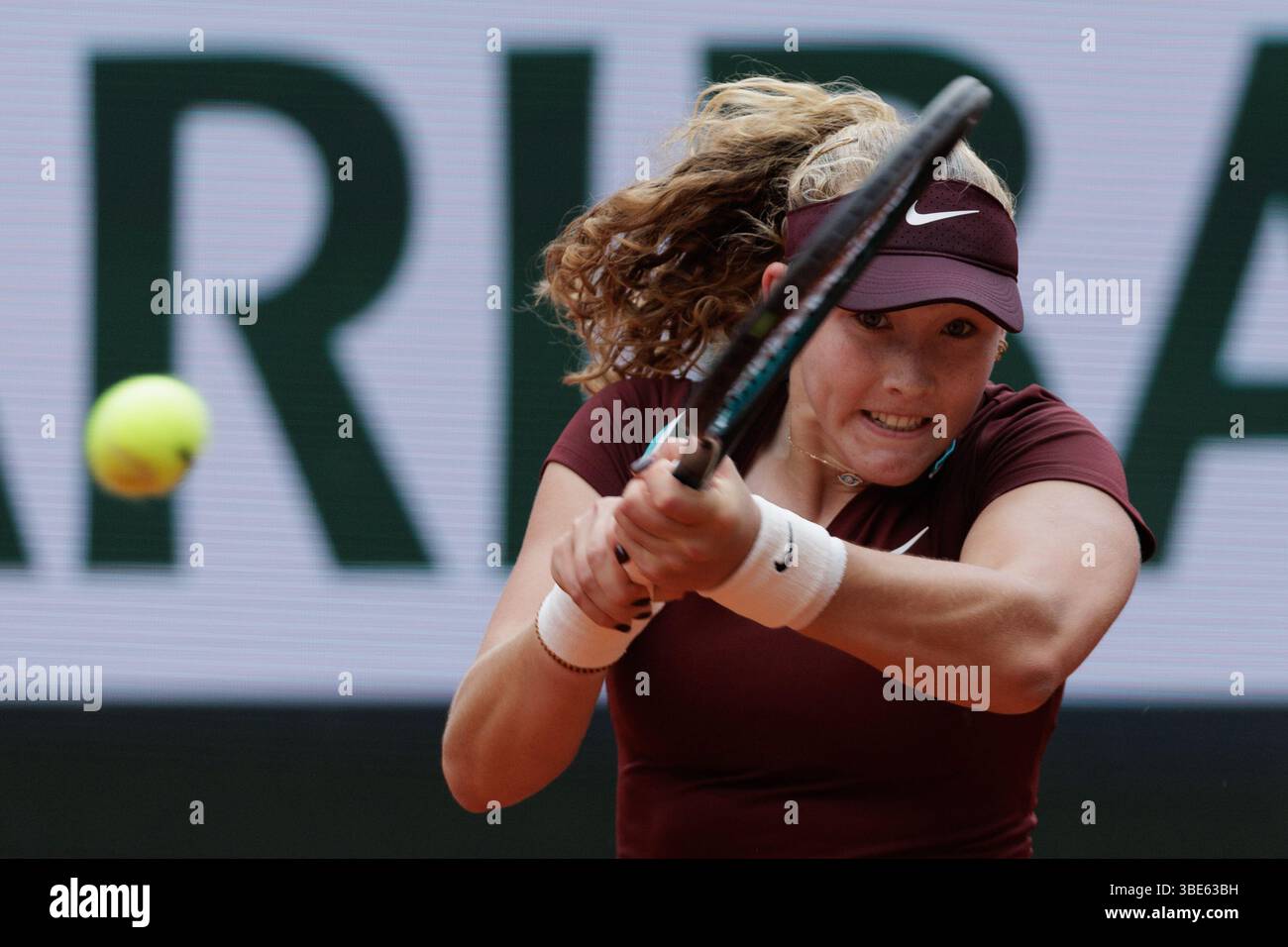 Mirra Andreeva during the Roland-Garros 2025, French Open, Grand Slam ...