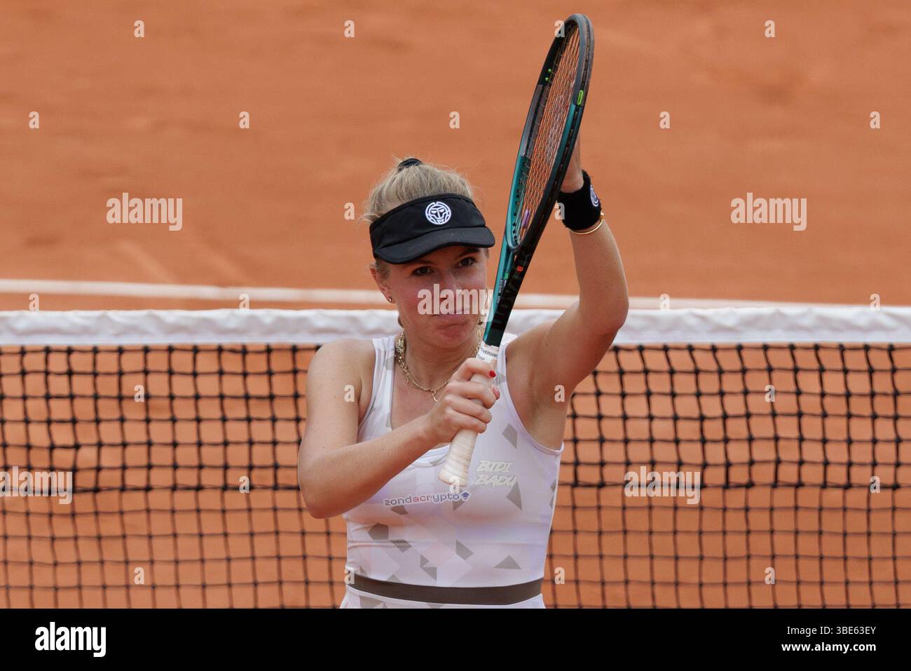 Magdalena Frech of Poland during the Roland-Garros 2025, French Open ...