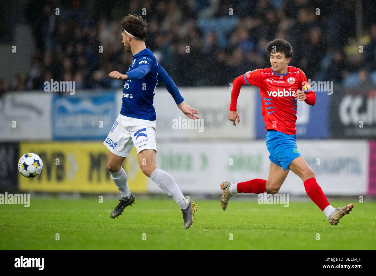 Trelleborg, Sverige. 27th May, 2025. 250527 Trelleborgs Felix Hörberg ...