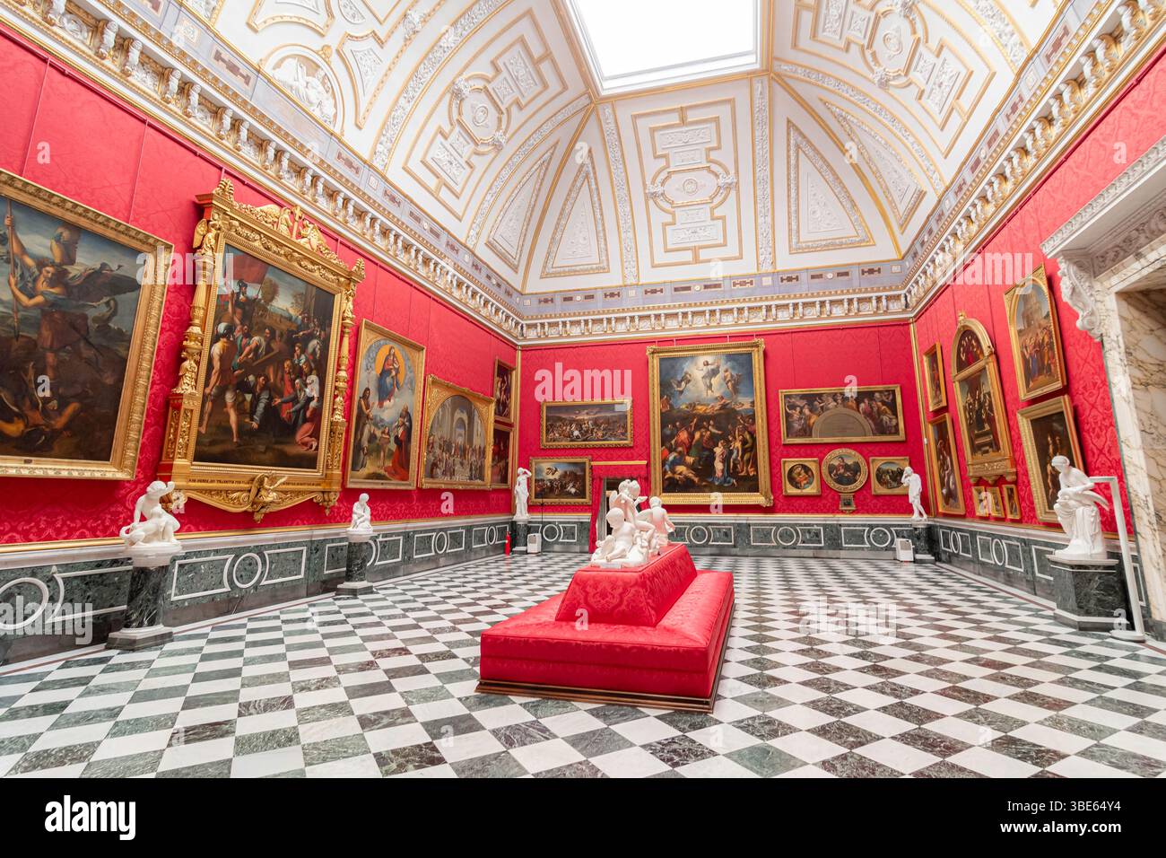 Art Gallery in the Orangerie in Schloss Sanssouci is a historical palace in Potsdam, near Berlin ...