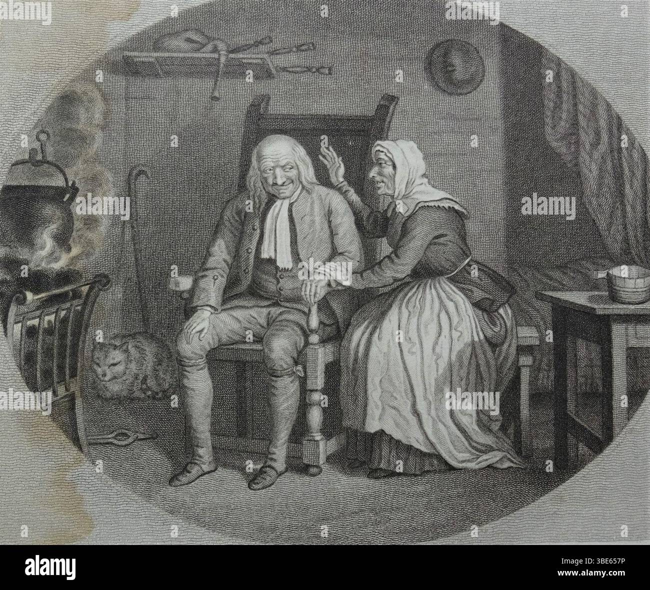 John Anderson my Jo. David Allan. 1799 Stock Photo - Alamy