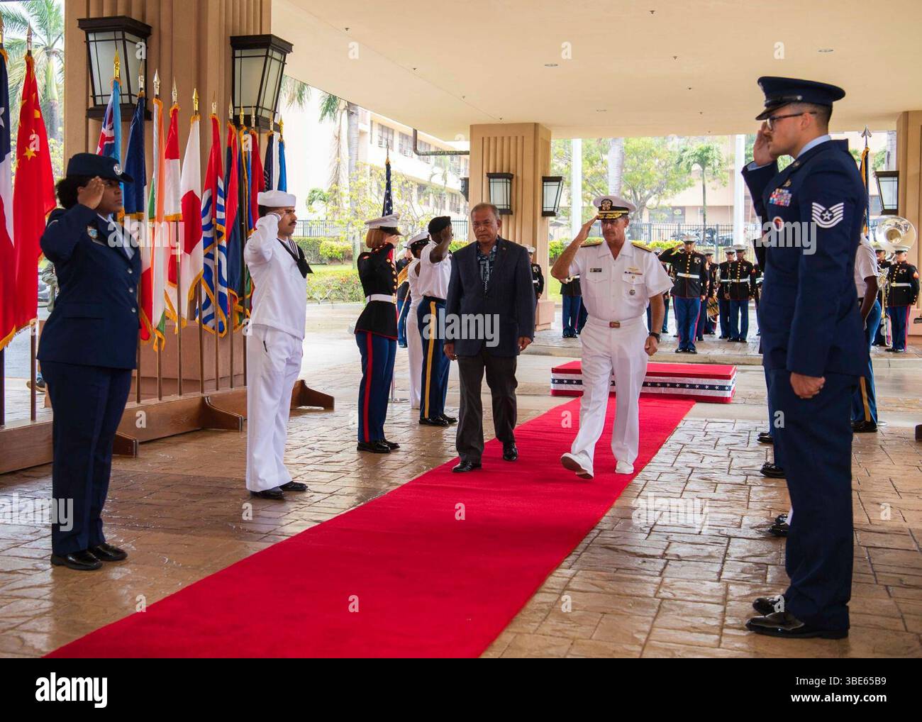 John Aquilino and David Kabua 03 (16-06-2021 Stock Photo - Alamy