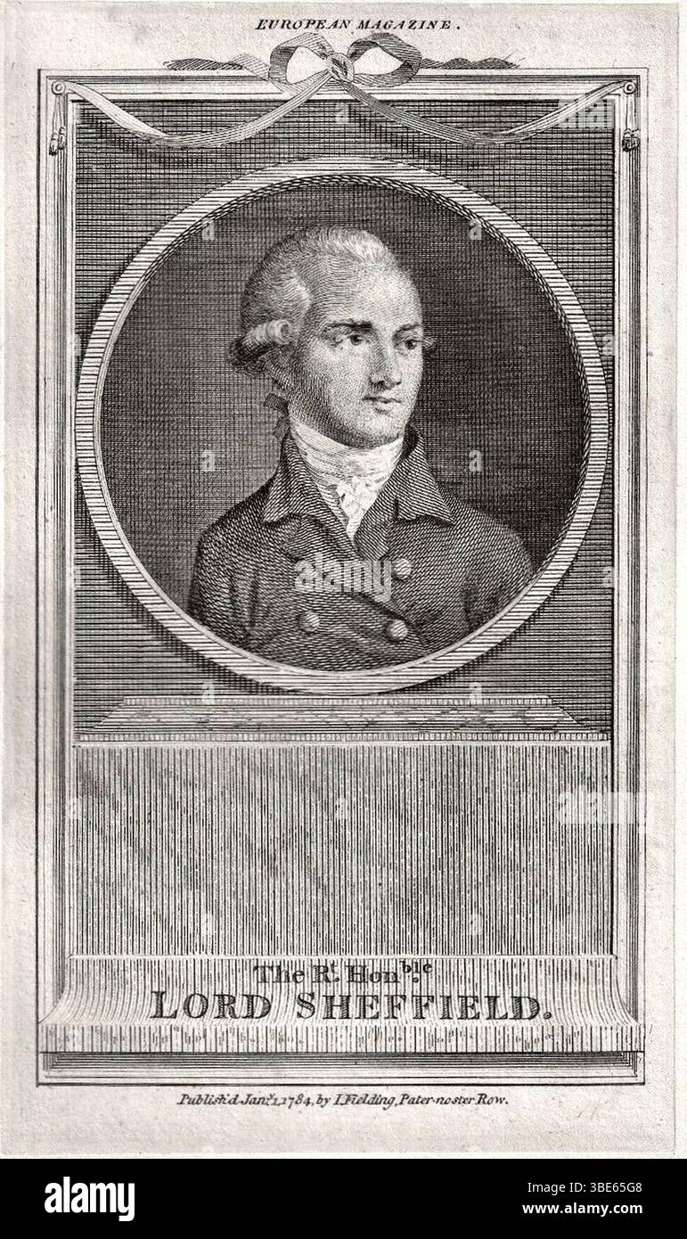 John Baker Holroyd 1st Earl of Sheffield (1 Stock Photo - Alamy