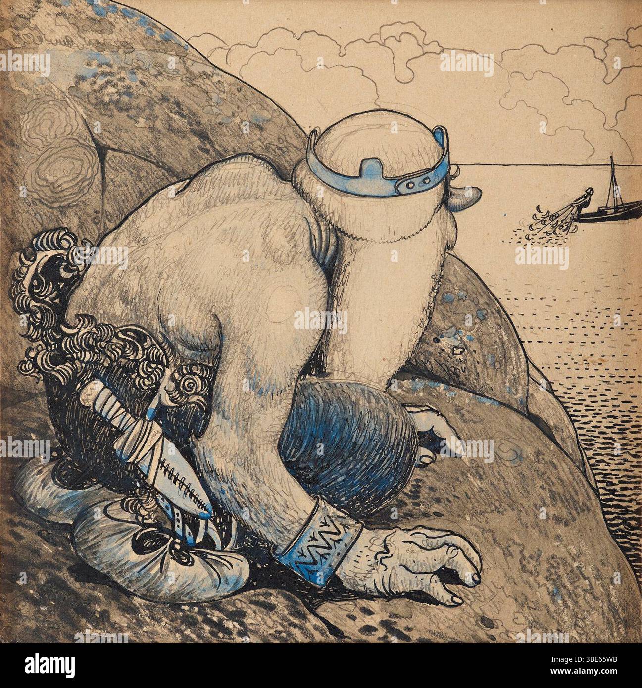 Troll hiding behind cliffs hi-res stock photography and images - Alamy