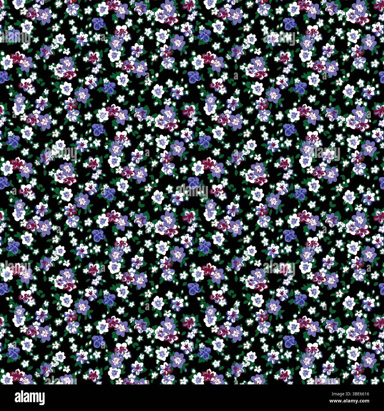 Close up tiny white flowers Stock Vector Images - Alamy