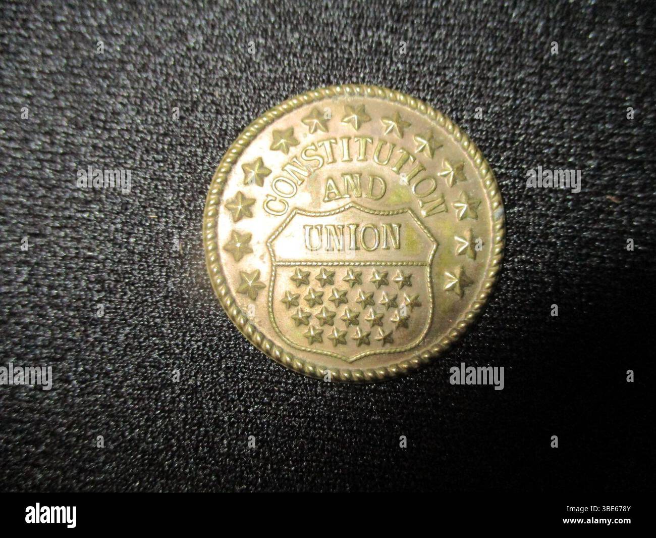 John Clement Bell - Pre Civil War Constitution Party campaign pin; John ...