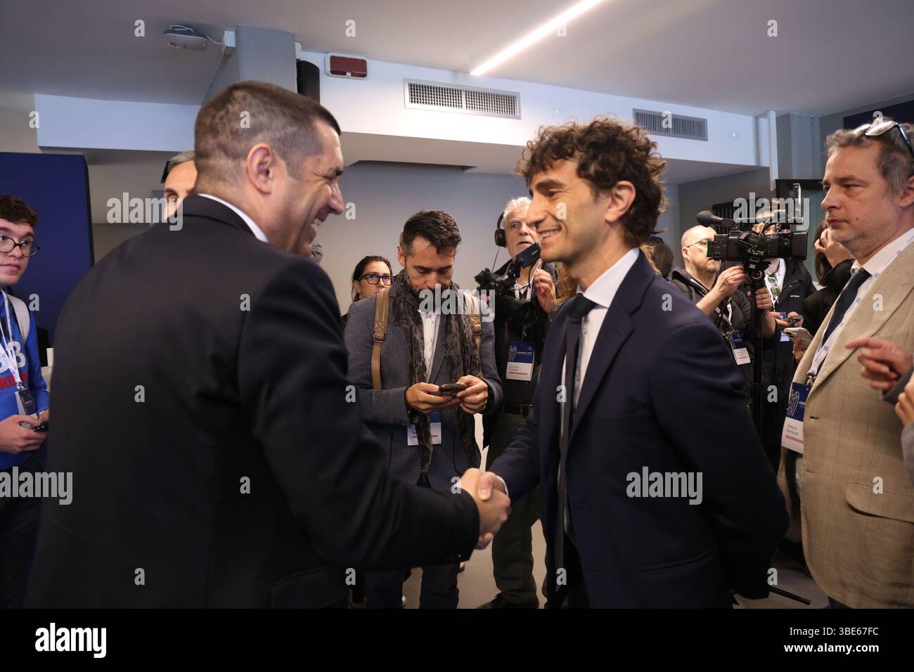 Bologna, Italy. 27th May, 2025. Prime Minister Giorgia Meloni at the ...