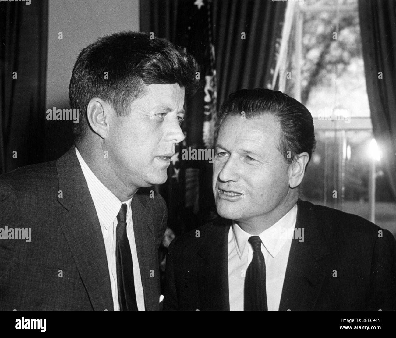 John F. Kennedy and Nelson Rockefeller Stock Photo - Alamy