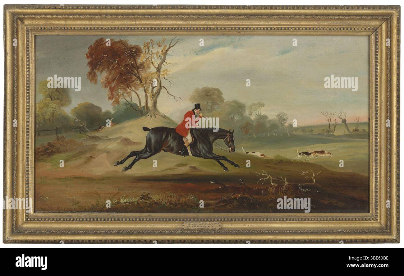 John ferneley senior anthony adrian 7th earl of kintore on tom of ...
