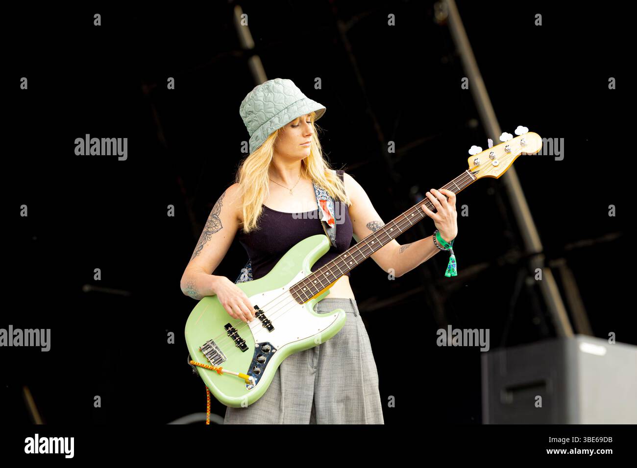 Girlband! play at Bearded Theory festival, May 2025 Stock Photo - Alamy