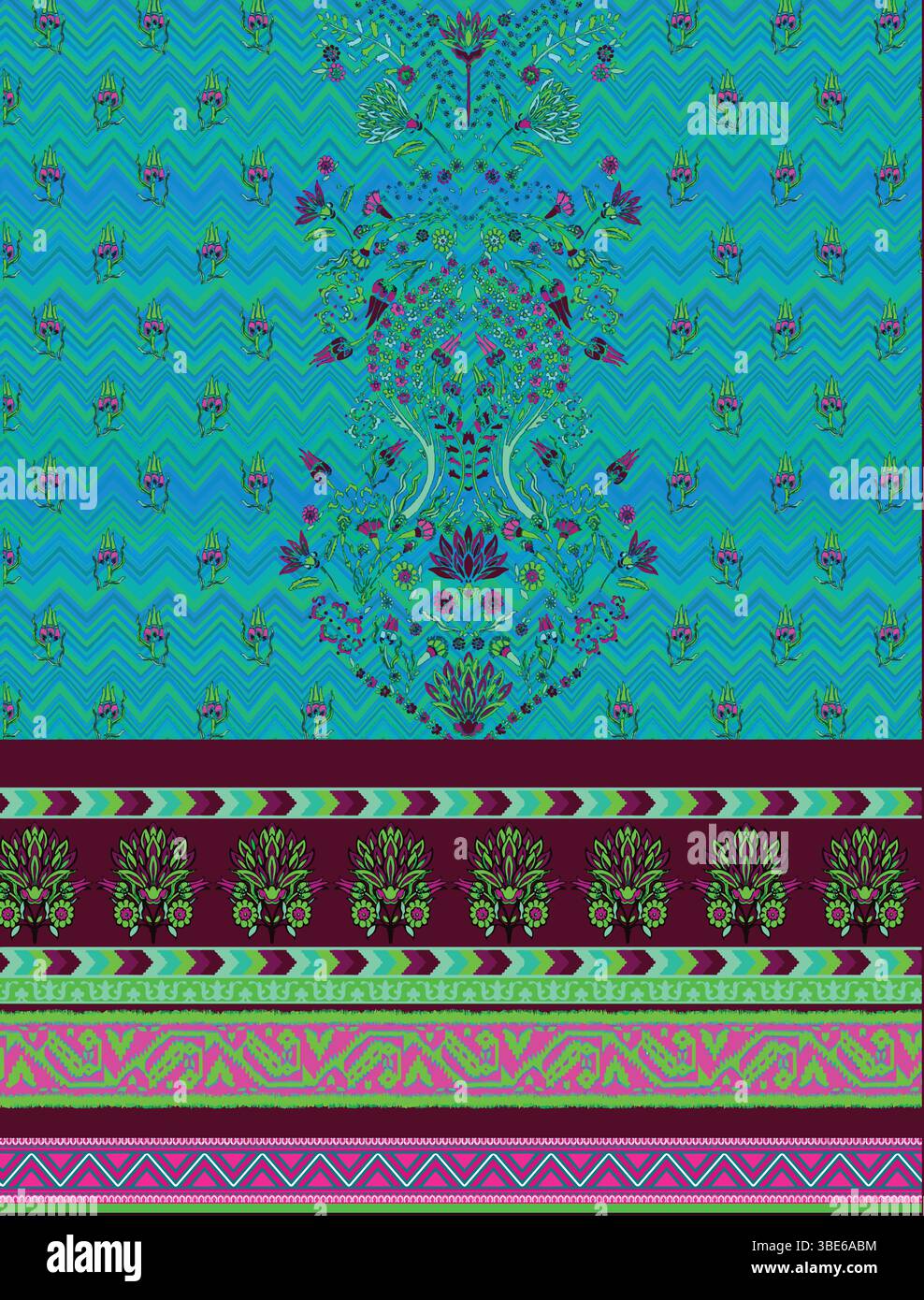 Intricate maroon patterns Stock Vector Images - Alamy