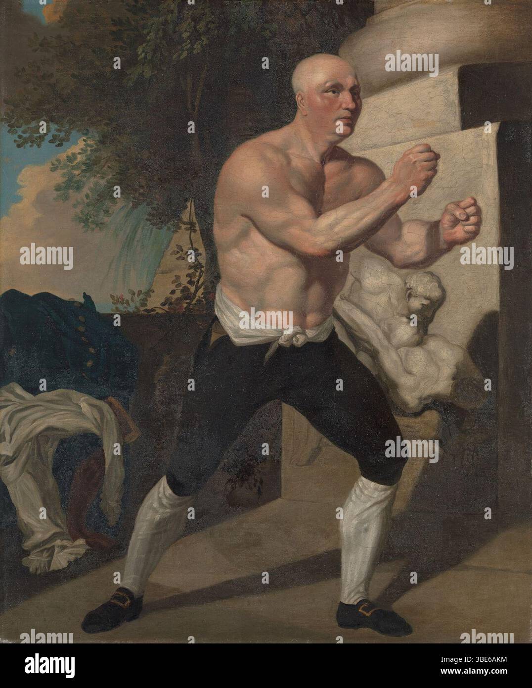 John Hamilton Mortimer - Jack Broughton, the Boxer Stock Photo - Alamy