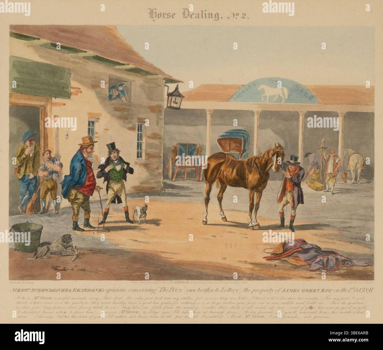 John Harris - after Robert Richard Scanlan (c Stock Photo - Alamy