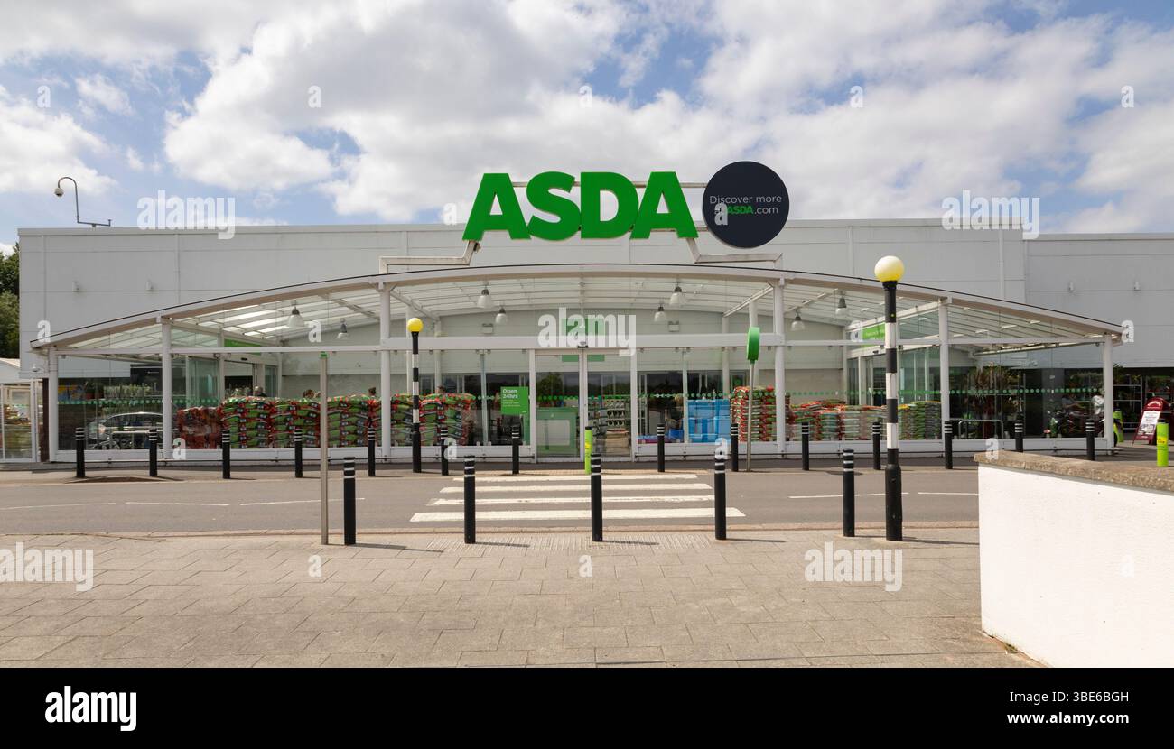 Wolstanton, Stoke on Trent united kingdom May 19th 2025, supermarket giant Asda, iconic lime ...