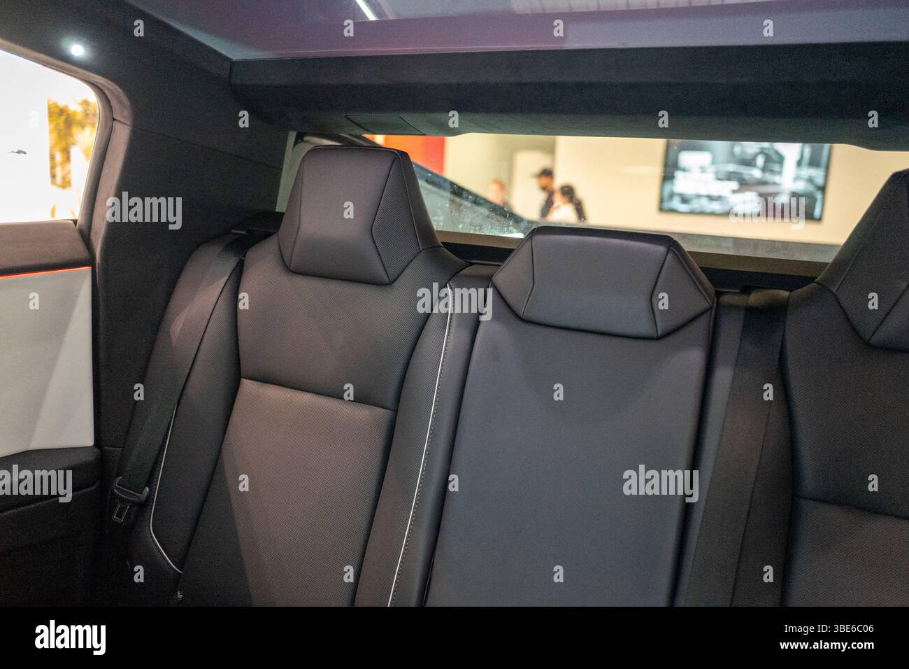 Tesla cybertruck interior hi-res stock photography and images - Alamy