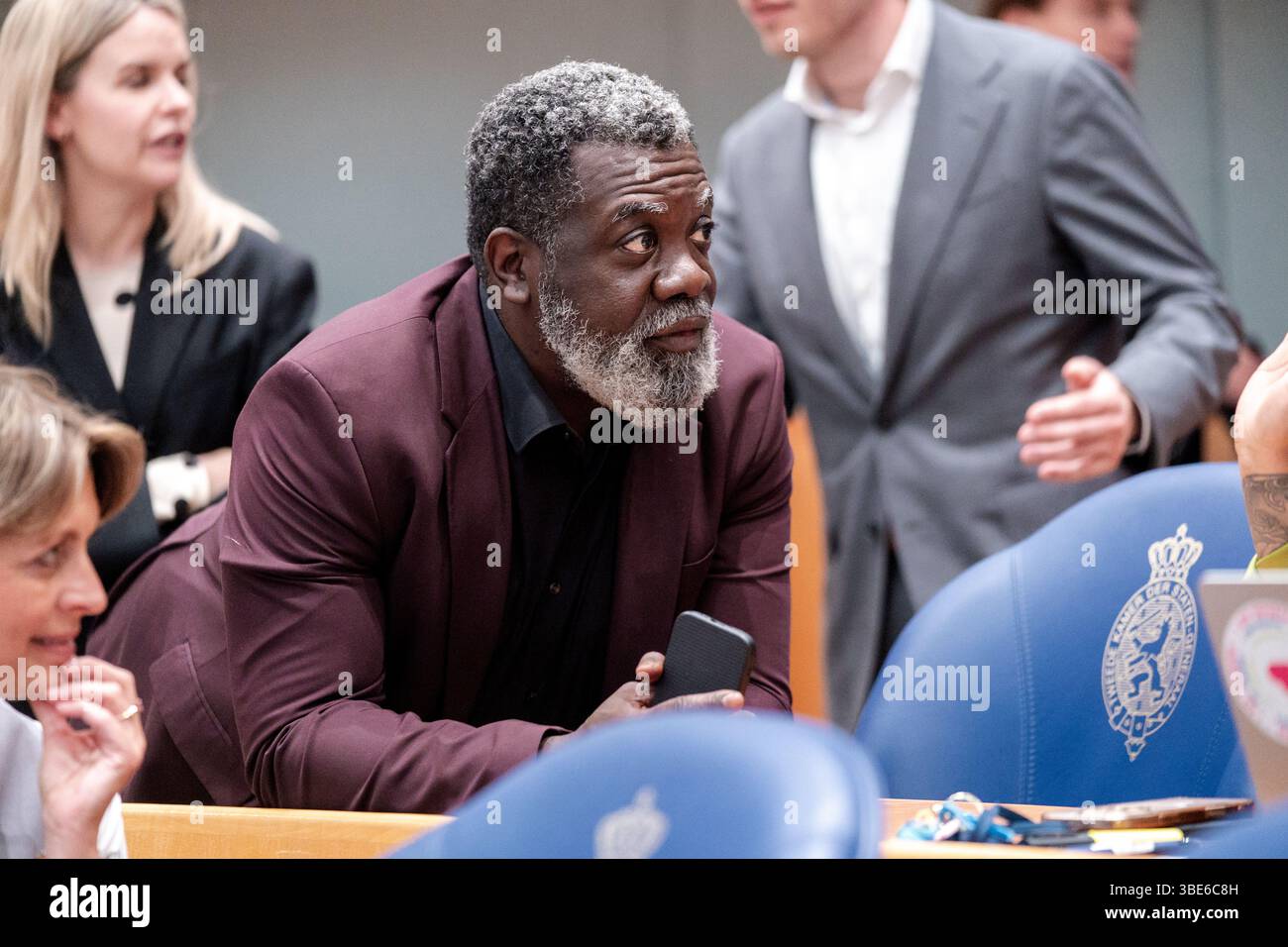DEN HAAG, NETHERLANDS - MAY 27: Raoul White (GroenLinks PvdA) during ...