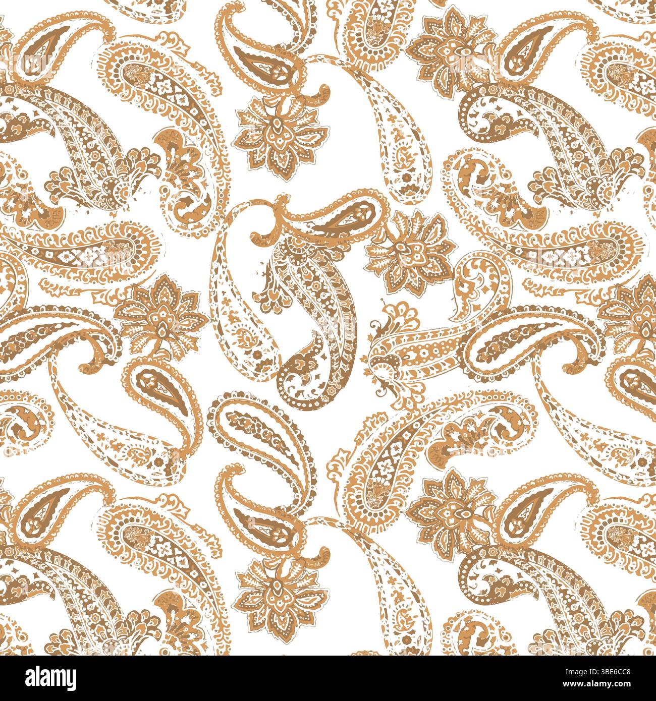 Brown paisley shirt Stock Vector Images - Alamy