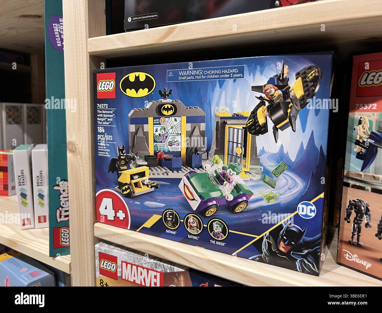 San Ramon, USA. 23rd Nov, 2024. Batman-themed LEGO sets featuring ...