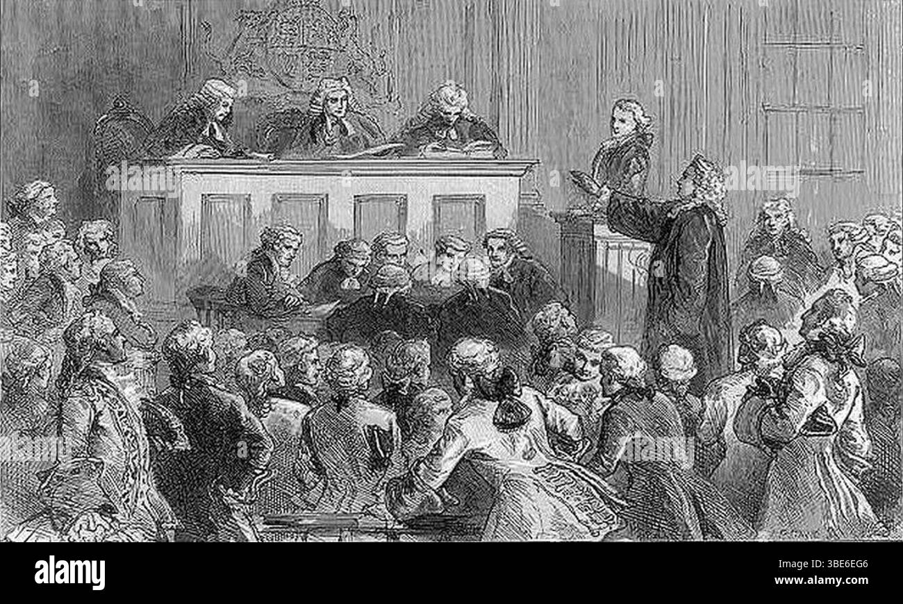 John Peter Zenger trial Stock Photo - Alamy