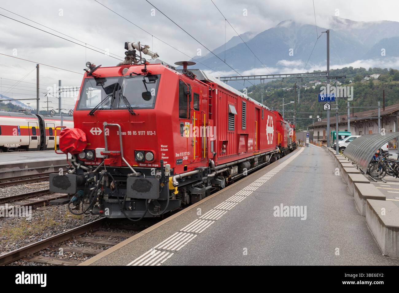 Swiss railway fire train hi-res stock photography and images - Alamy