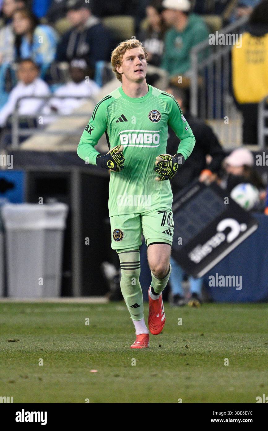 CHESTER, PA - MAY 24: Philadelphia Union goalkeeper Andrew Rick #76 ...