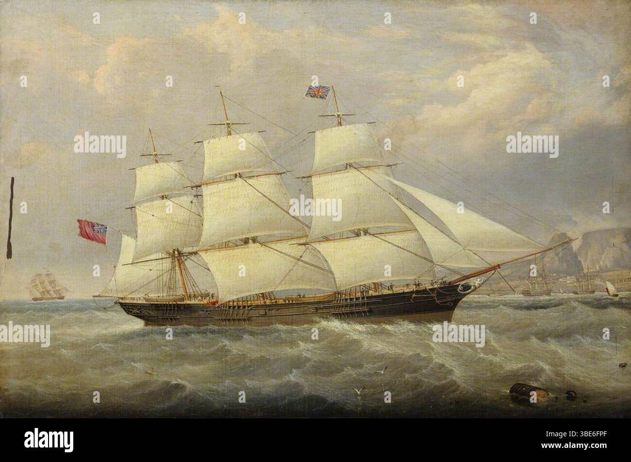 John Scott - The Clipper Ship 'Mermaid' Stock Photo - Alamy