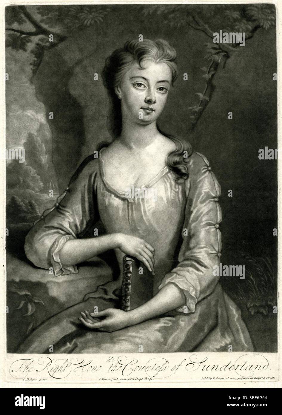 John Simon after Charles d'Agar, Anne Spencer, Countess of Sunderland ...