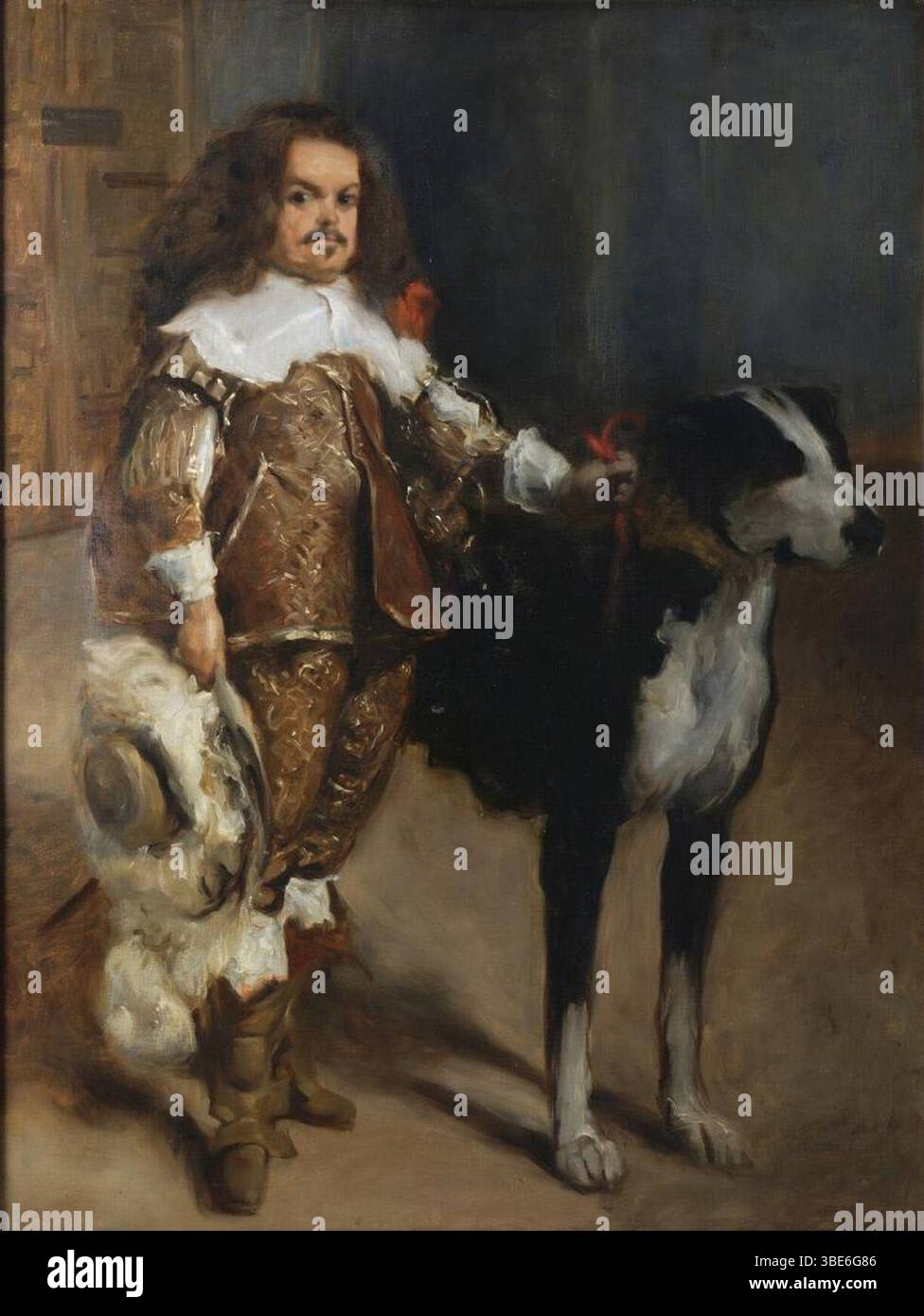 John Singer Sargent - Copy after the so-called Don Antonio, Dwarf with ...