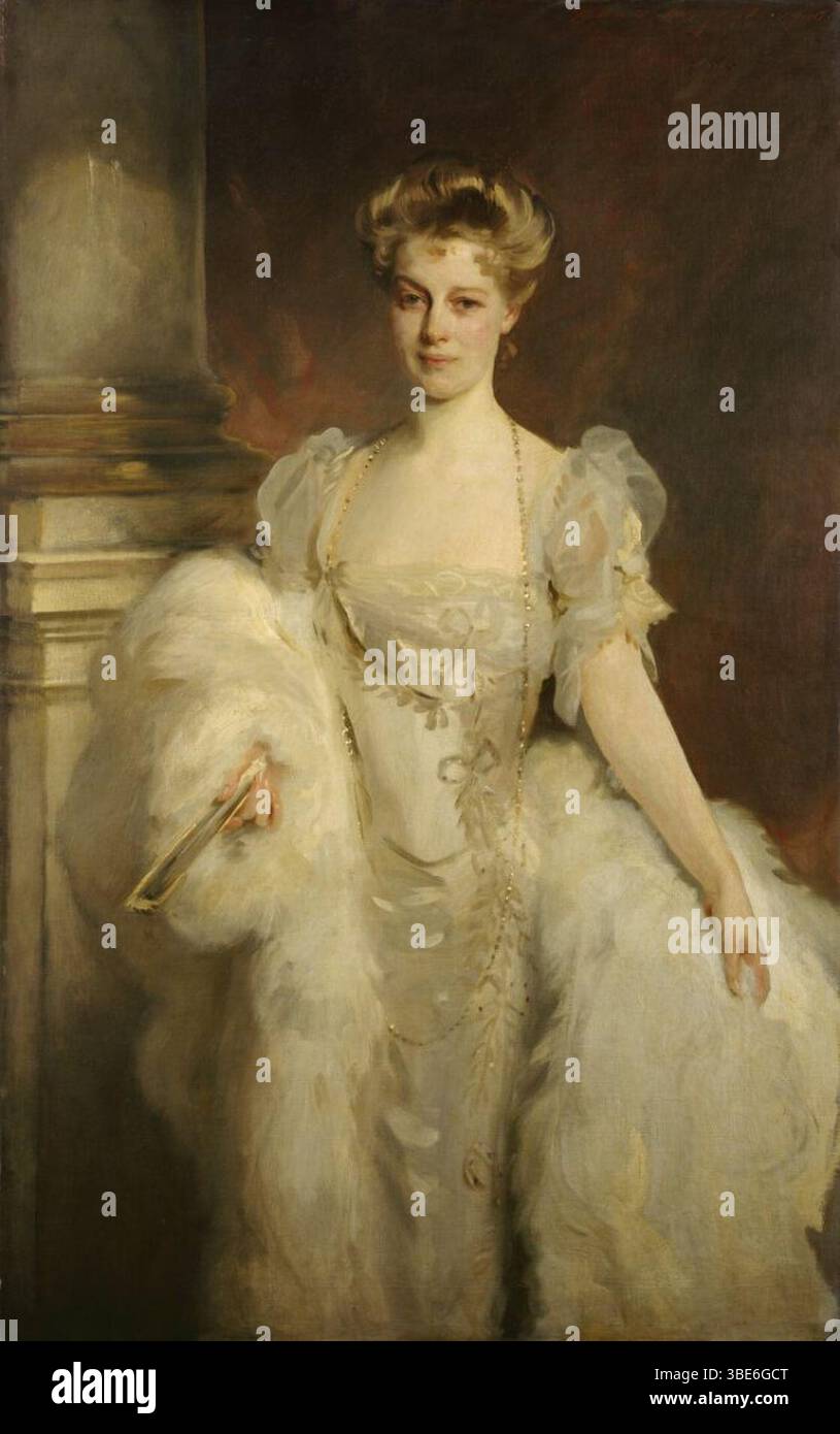 John Singer Sargent - Mrs J P Morgan Jr (Jane Norton Grew Stock Photo ...