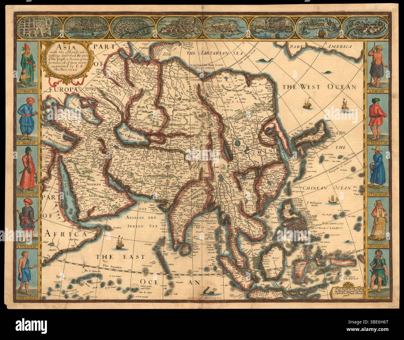 John Speed, Asia with the Islands adioyning described, the atire of the ...