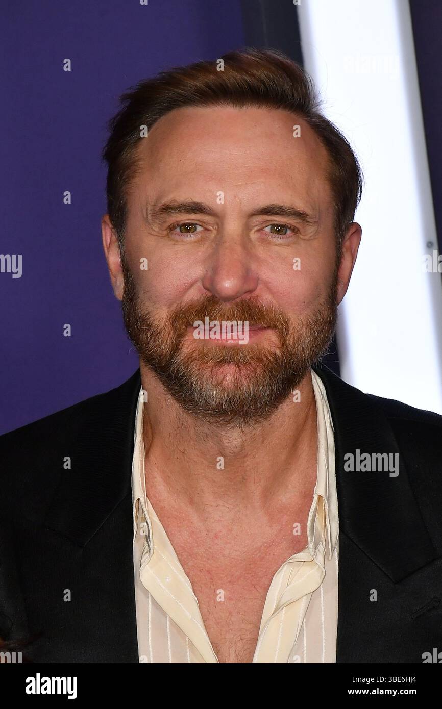 Las Vegas, USA. 27th May, 2025. David Guetta attends the 2025 American Music Awards at ...